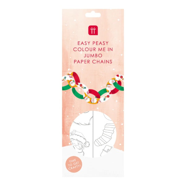 Craft With Santa Jumbo Paper Chain Kit - Paper Tiger