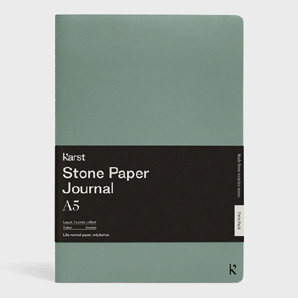 Karst A5 Journal Eucalypt Twin Pack - Paper Tiger