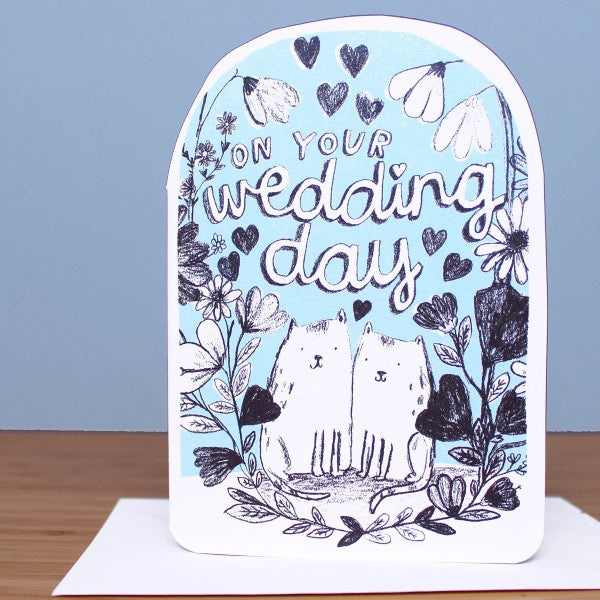 On Your Wedding Day Cats Card - Paper Tiger
