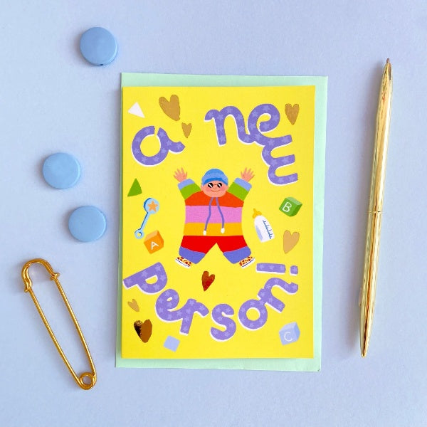 A New Person Card - Paper Tiger