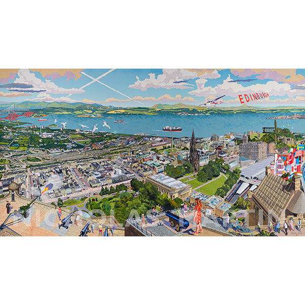 Nick Martin Edinburgh Print Size C - Paper Tiger