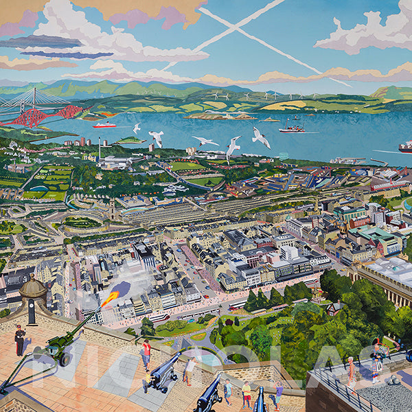 Nick Martin Edinburgh Print Size A - Paper Tiger