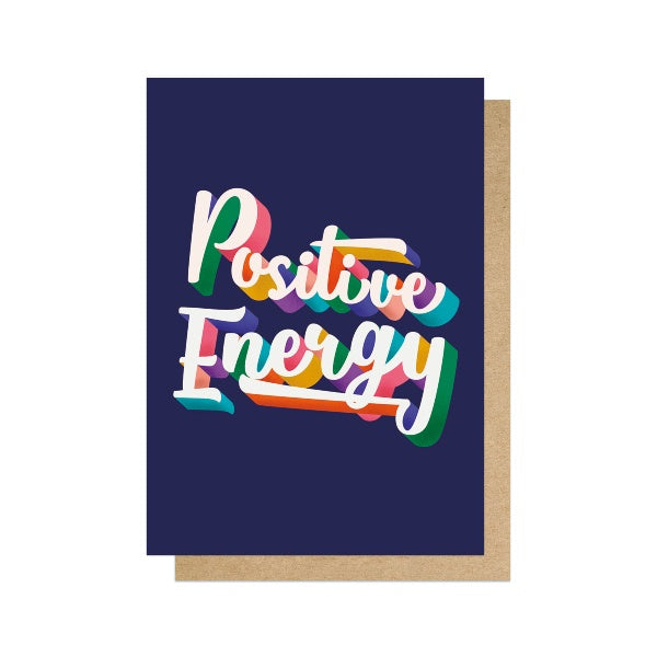 Positive Energy Script Card - Paper Tiger