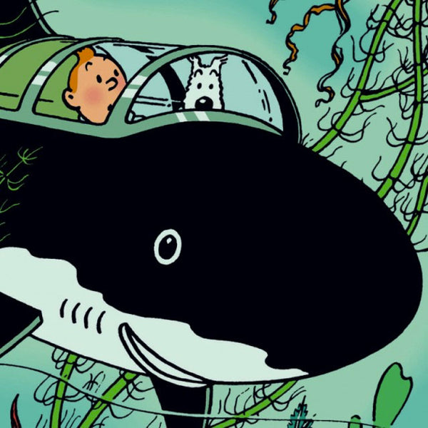 Red Rackham's Treasure Tintin Poster - Tintin Poster - Paper Tiger