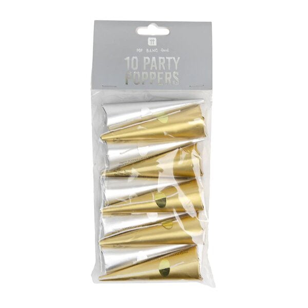 Pop Bang Spark Party Poppers - Paper Tiger