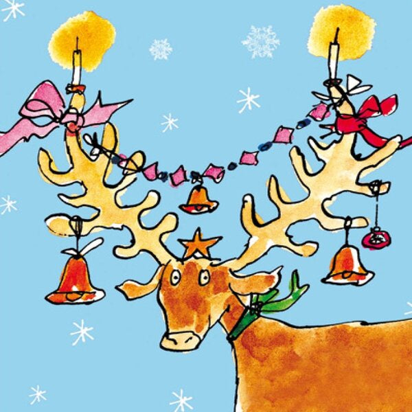 Quentin Blake Festive Fun Pack of 5 Cards - Paper Tiger