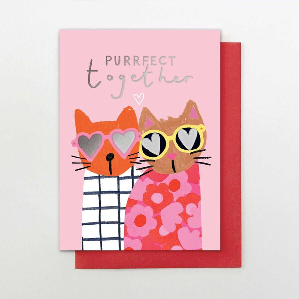 Purrfect Together Cats Card - Paper Tiger