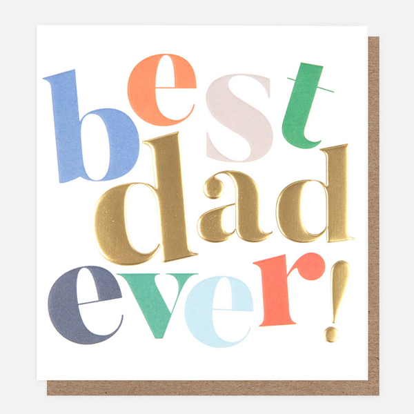 Best Dad Ever! Card - Paper Tiger
