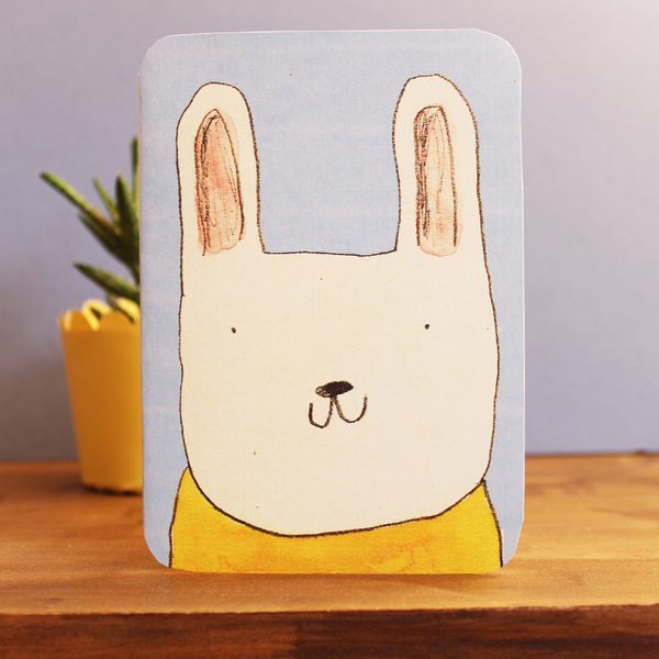 Rabbit Face Card - Paper Tiger