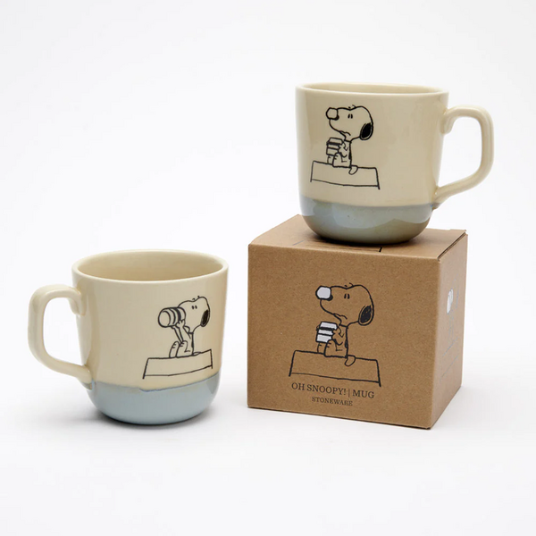 Oh Snoopy Peanuts Stoneware Mug - Paper Tiger