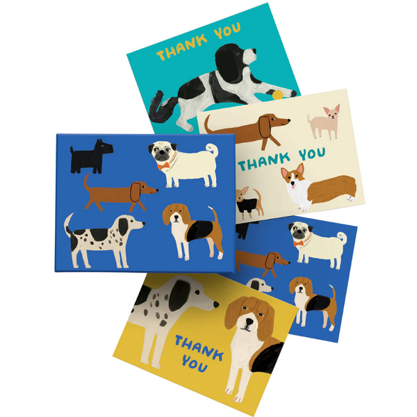 Shaggy Dogs Notecard Box - Paper Tiger