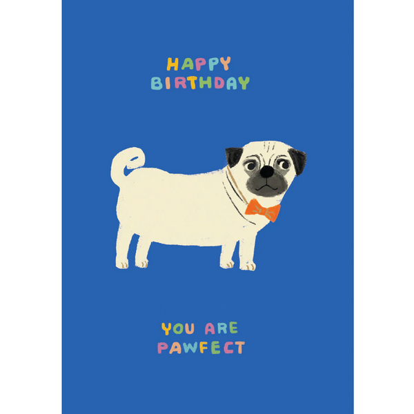 Pawfect Pug Card - Paper Tiger