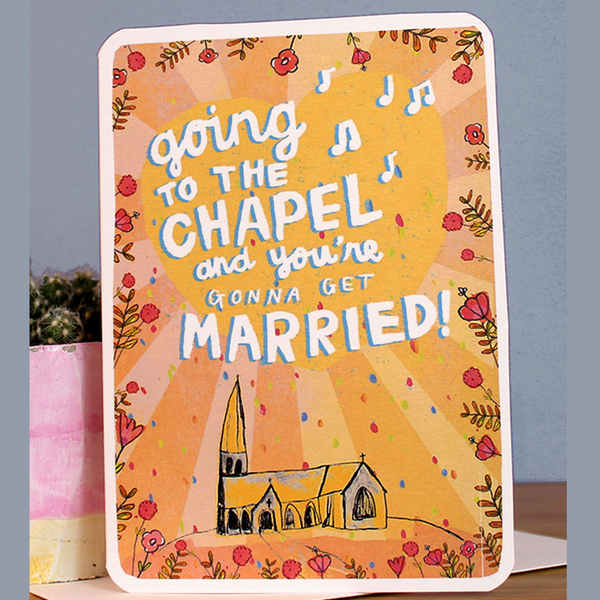 Going to The Chapel Gonna Get Married Card - Paper Tiger