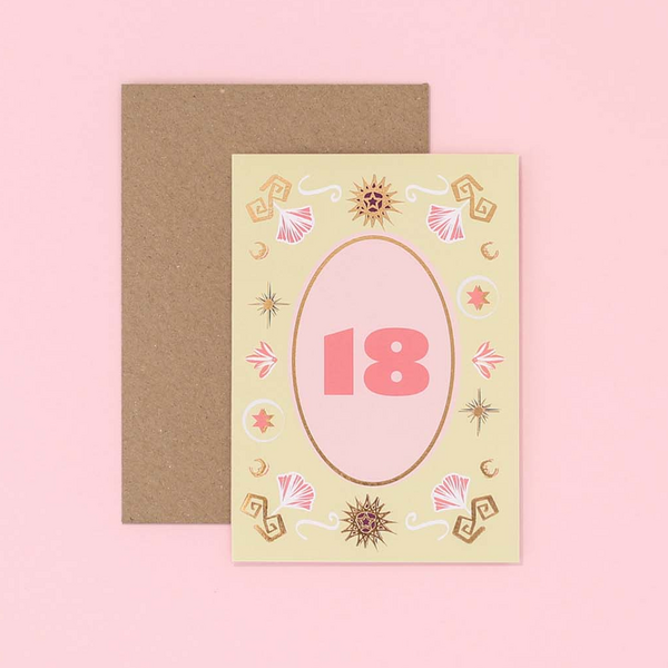 Milestone Age 18 Card - Paper Tiger