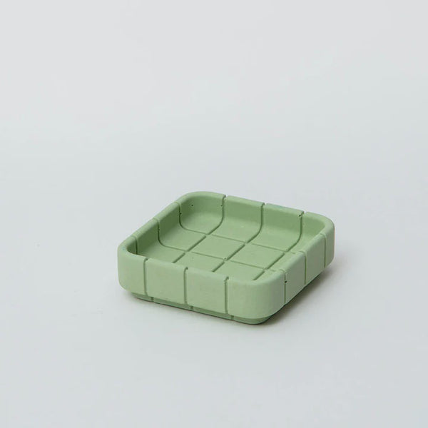 Tile Square Dish Palm Green - Paper Tiger