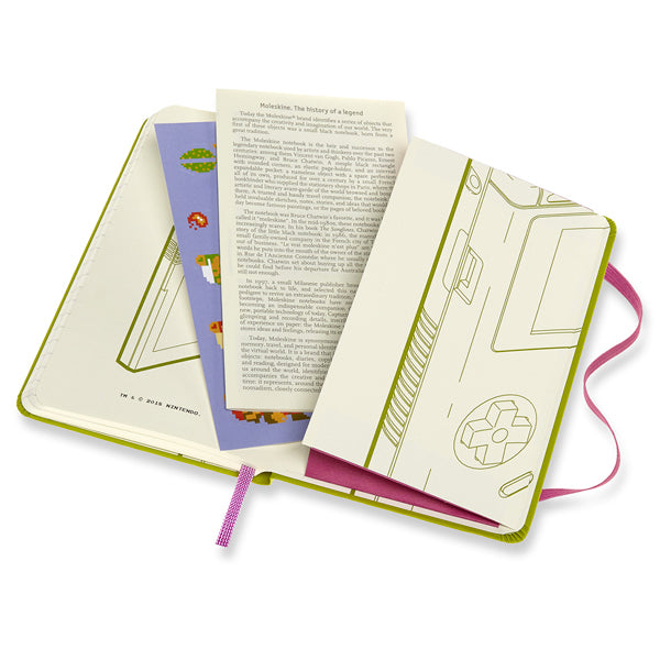 Moleskine Limited Edition Super Mario Game Boy Ruled Pocket Notebook ...