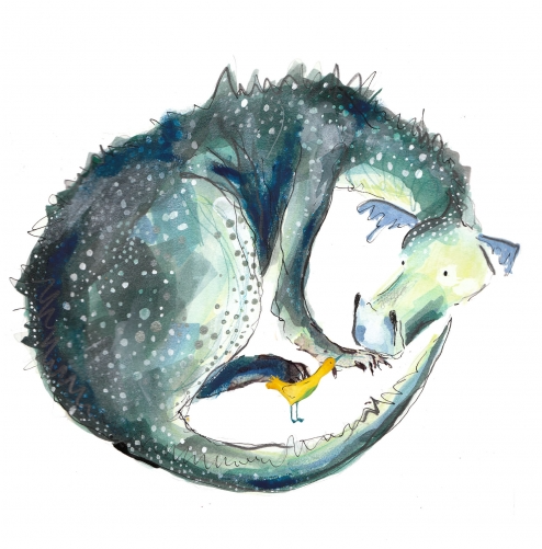 Sylvia and Bird Card by Catherine Rayner - Paper Tiger