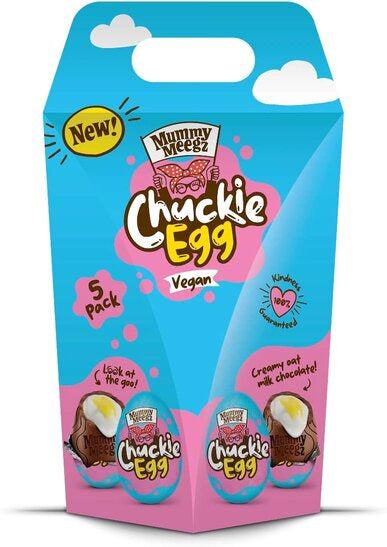 Chuckie Egg Vegan Cream Filled Chocolate Egg 5 Pack - Paper Tiger